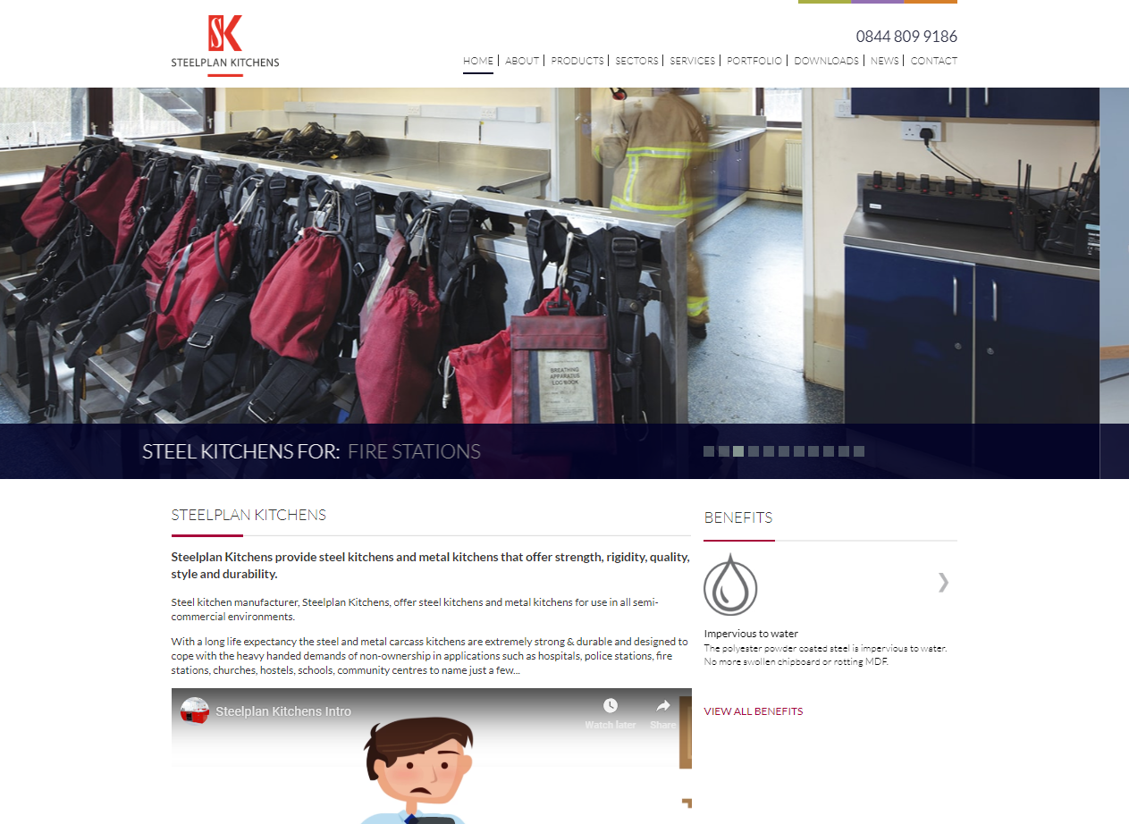 Fire Station Design - Steelplan Kitchens